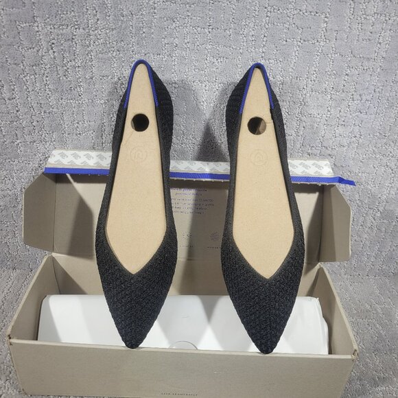 Rothy's | Shoes | Rothys The Point Black Honeycomb Pointed Toe Slip On ...